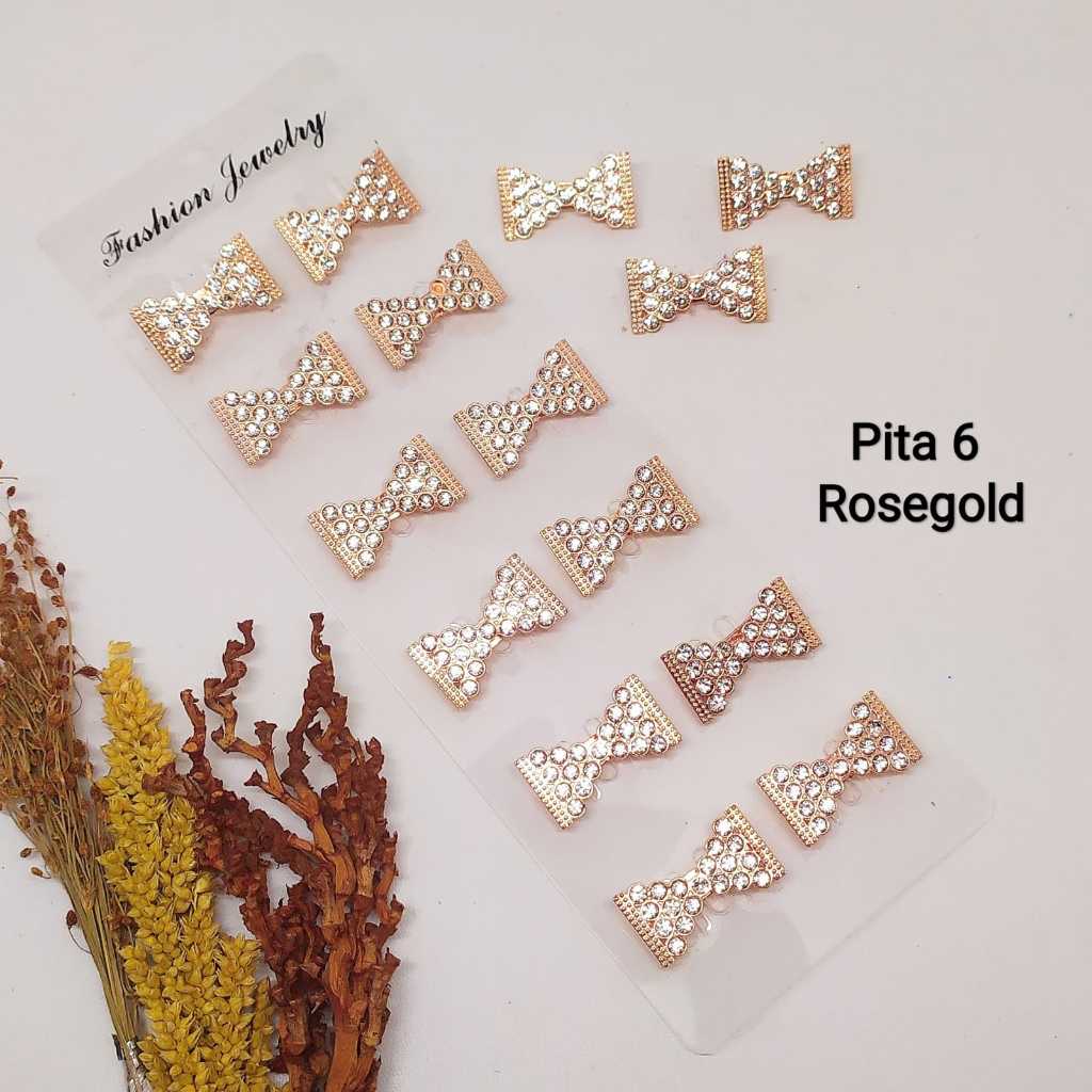 Jual TERMURAH 1 lusin (12 PCS ) Bros dagu gold silver / bros mewah ...