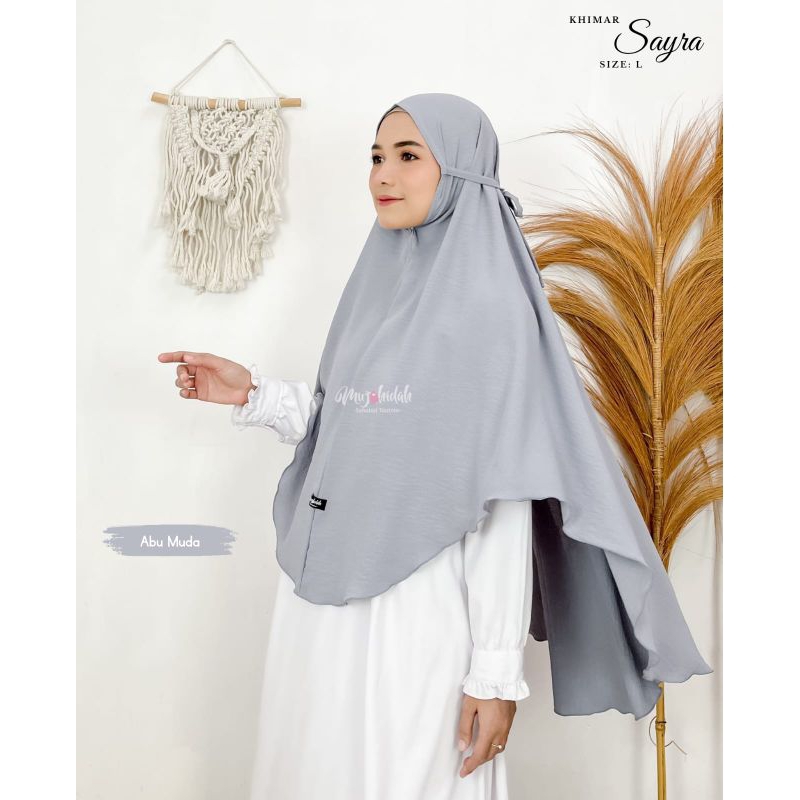 Jual Khimar Sayra L Vol2 Cringkle Airflow Mujahidah | Shopee Indonesia