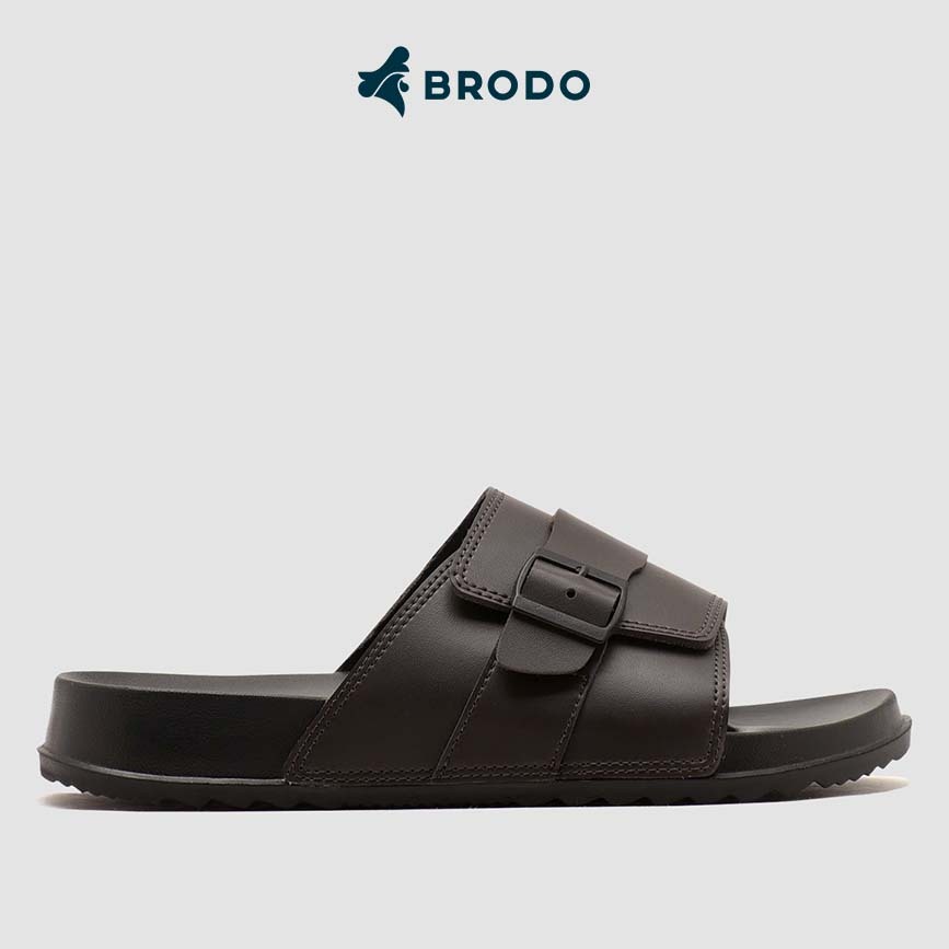 Jual BRODO - Sandals Tama Cruise Dark Choco | Shopee Indonesia