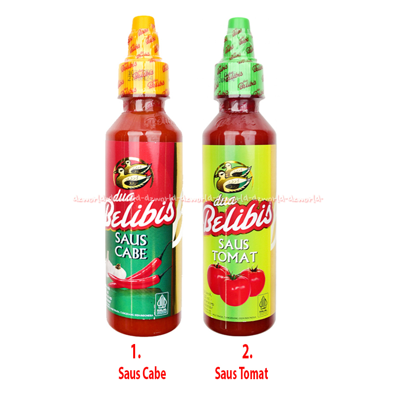 Jual Dua Belibis 235ml Saus Cabe Kemasan Botol Kecil 2 Belibis Saus ...