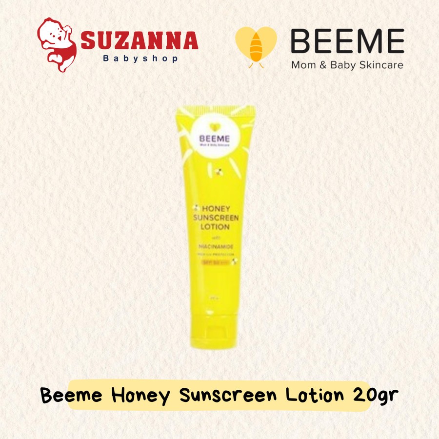 Jual BeeMe Honey Sunscreen Lotion with Niacinamide SPF 50+++ | Shopee ...