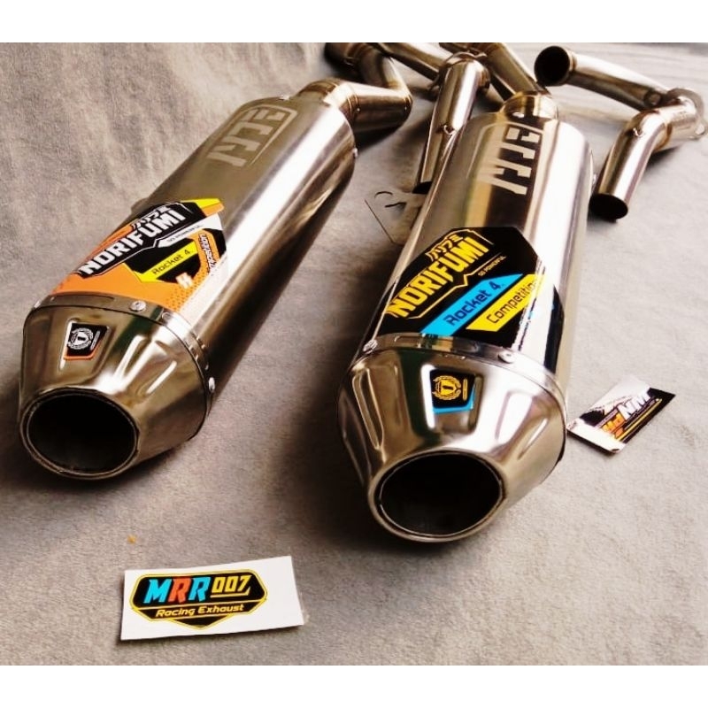 Jual KNALPOT NORIFUMI COMPETISI BORE UP INLET 50 PNP MOTOR CRF150 ...