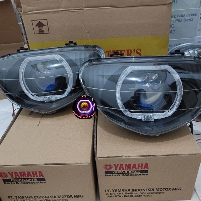 Jual Lampu Depan Biled Mio Smile/Mio Sporty AES TURBO SE LASER/AES ...