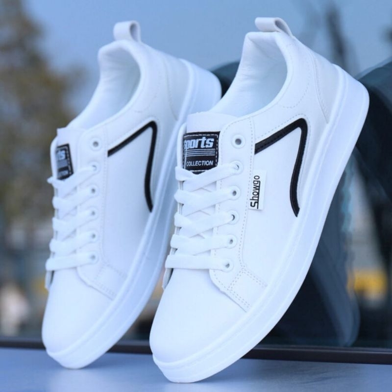 Jual Sepatu Casual putih pria Sepatu full putih Sepatu putih wanita ...