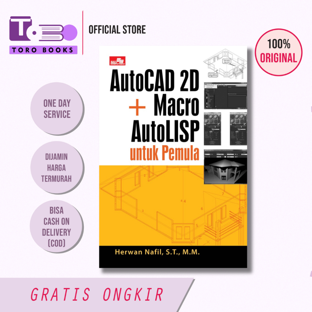 Jual AutoCAD 2D & 3D + Macro AutoLISP untuk Pemula | Shopee Indonesia