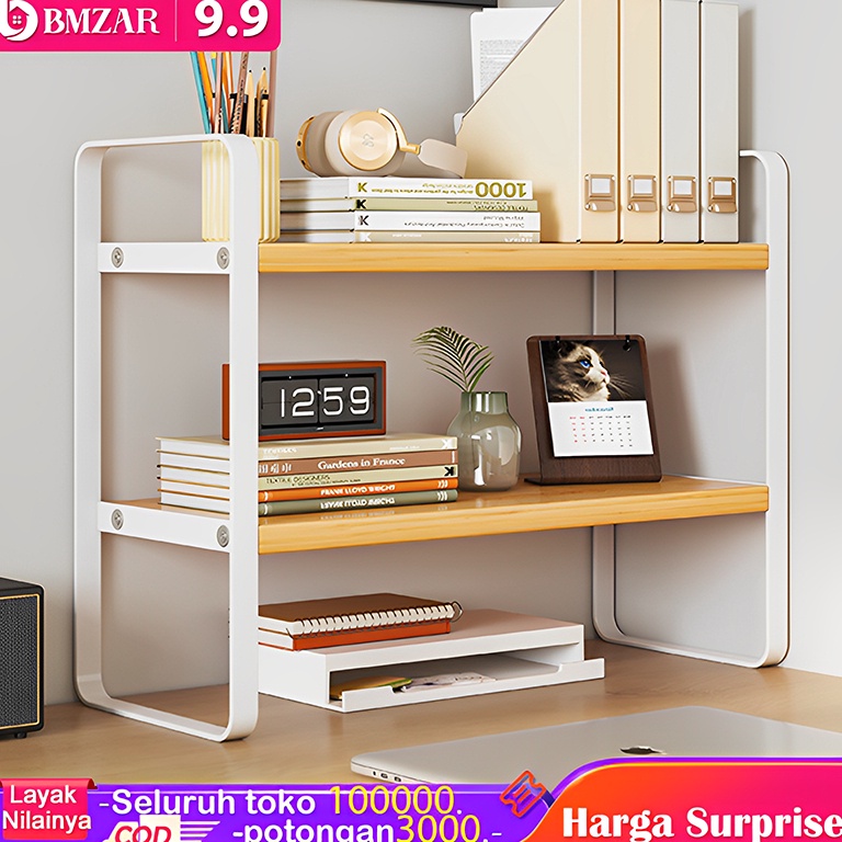 Jual LANGSUNG ORDER Rak Buku Rak Meja Stationery Desktop Storage Rak ...