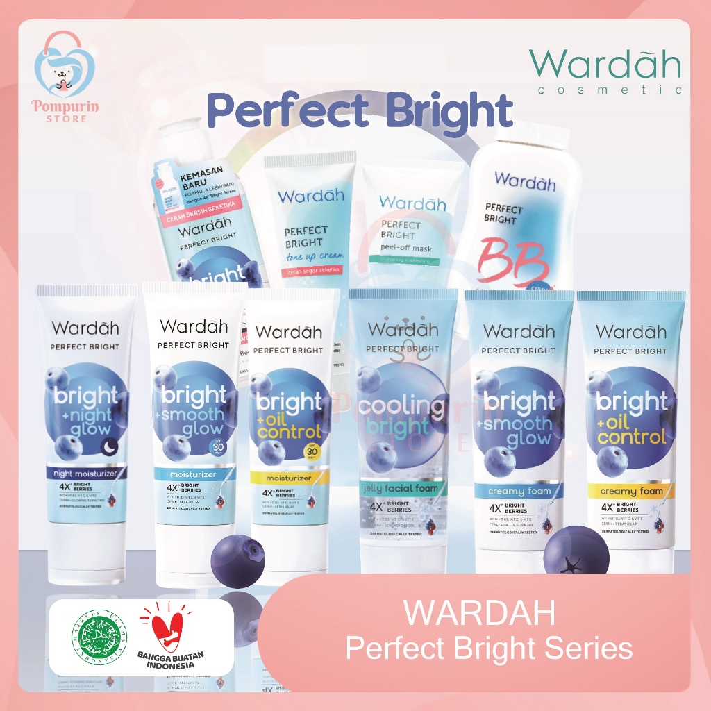 Jual Wardah Perfect Bright Series - Creamy Foam Brightening/Moisturizer ...