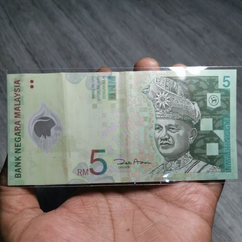 Jual koleksi 5 ringgit Malaysia polimer 2004 asli seri sesuai | Shopee ...