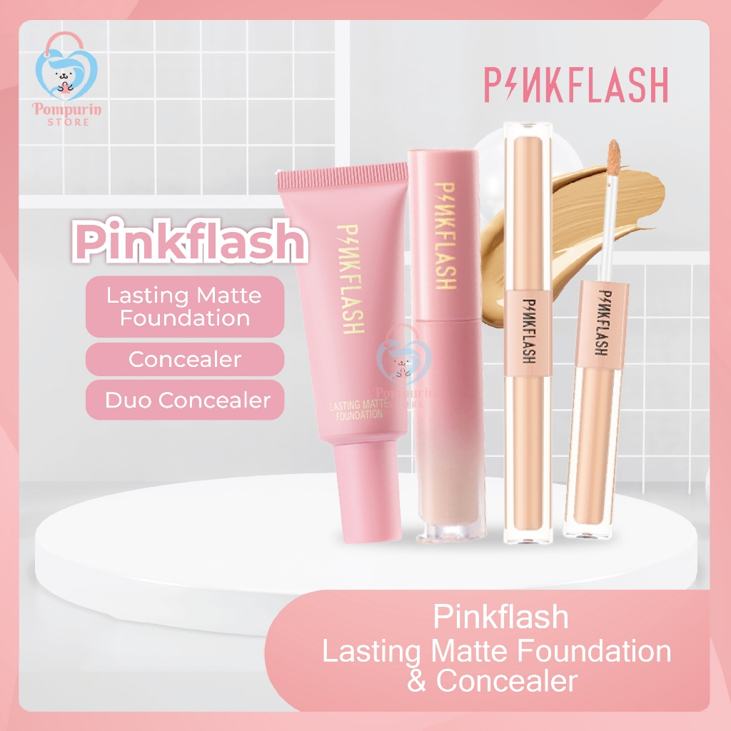 Jual Pinkflash Lasting Matte Foundation / Concealer / Duo Concealer ...