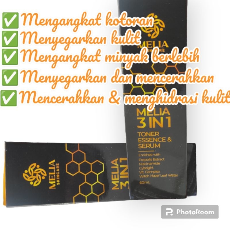 Jual Melia SkinCare 3 in 1 Toner Essence Serum by Melia Sehat Sejahtera ...