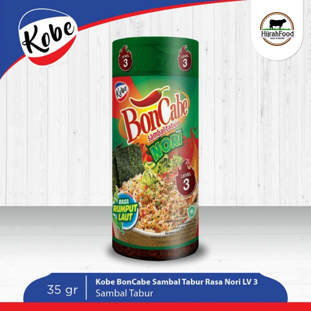 Jual Kobe BonCabe Sambal Tabur Nori Rasa Rumput Laut Level 2 Gurih 35 ...