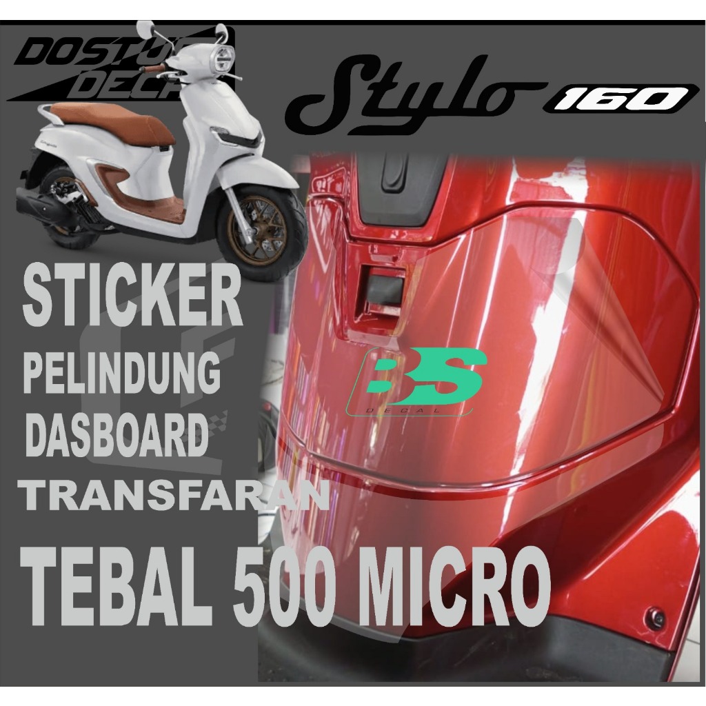 Jual STRIPING STICKER PELINDUNG DASHBOARD DEPAN STYLO 160 TERBARU 2024 ...