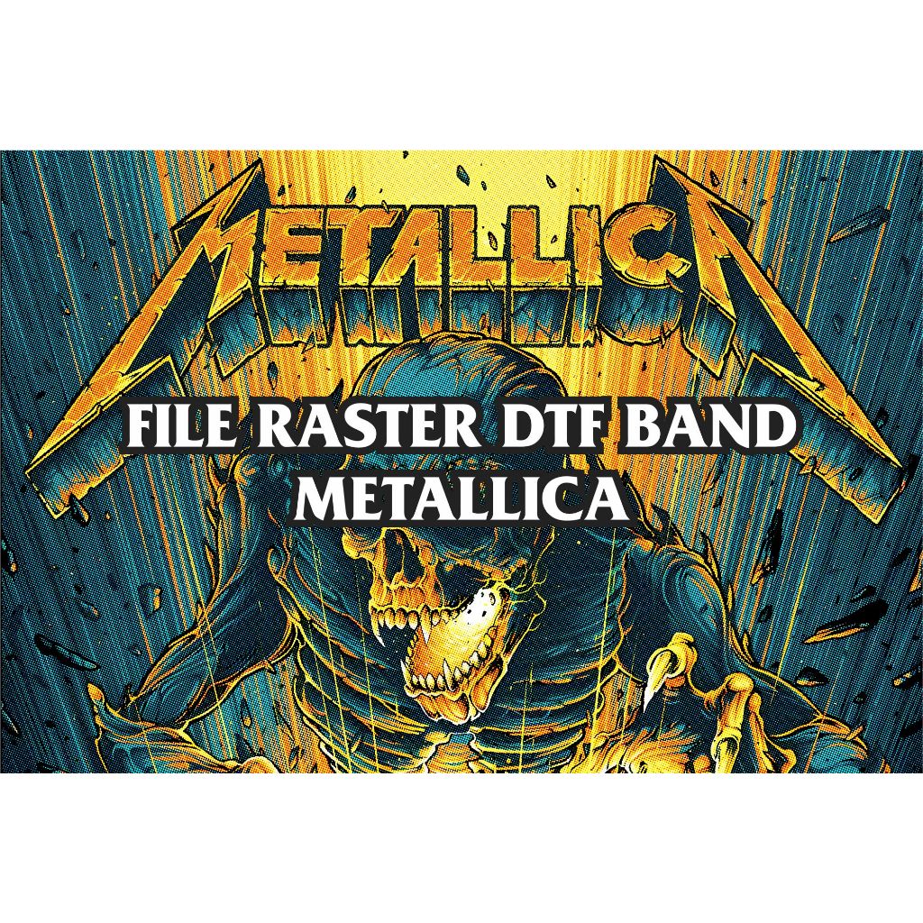 Jual FILE RASTER DTF BAND METALLICA | Shopee Indonesia