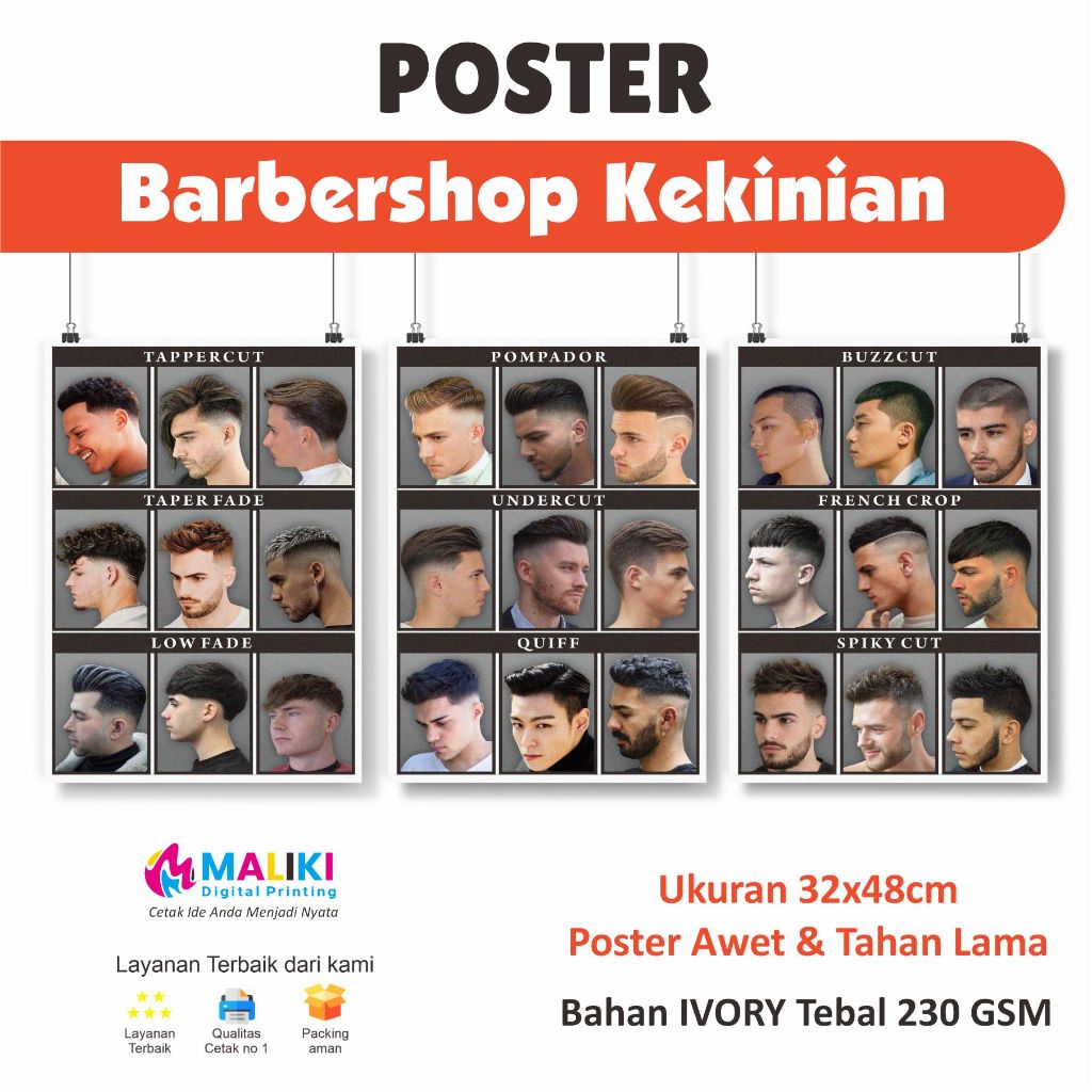 Jual Poster Barbershop kekinian Update terbaru | Shopee Indonesia