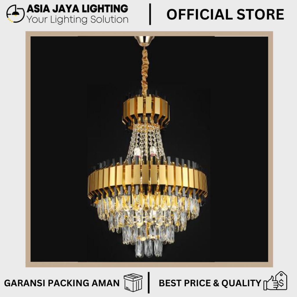 Jual LAMPU GANTUNG KRISTAL / RUANG TAMU DE H44 | Shopee Indonesia