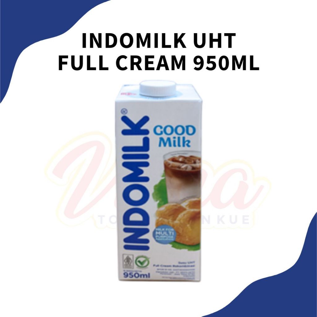 Jual Indomilk Susu UHT Full Cream 950ml / Good Milk Indomilk Plain Food Service | Shopee Indonesia