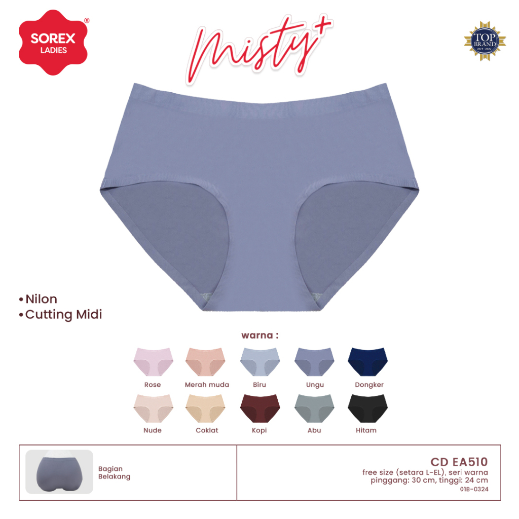 Jual Sorex CD Seamless Cutting Midi Extra Size L-XL Anti Nyeplak Tanpa ...