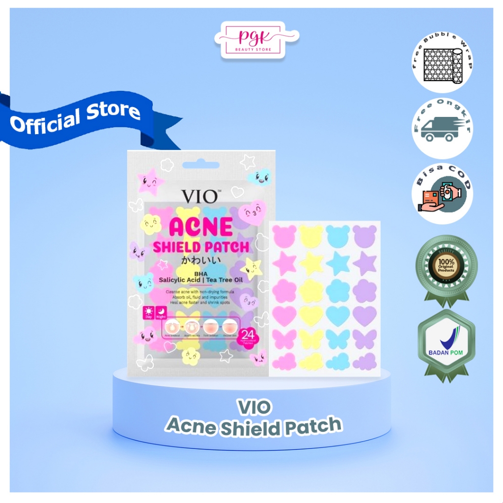 Jual VIO Acne Shield Patch (24 Patch / SACHET)[PINK] | Shopee Indonesia