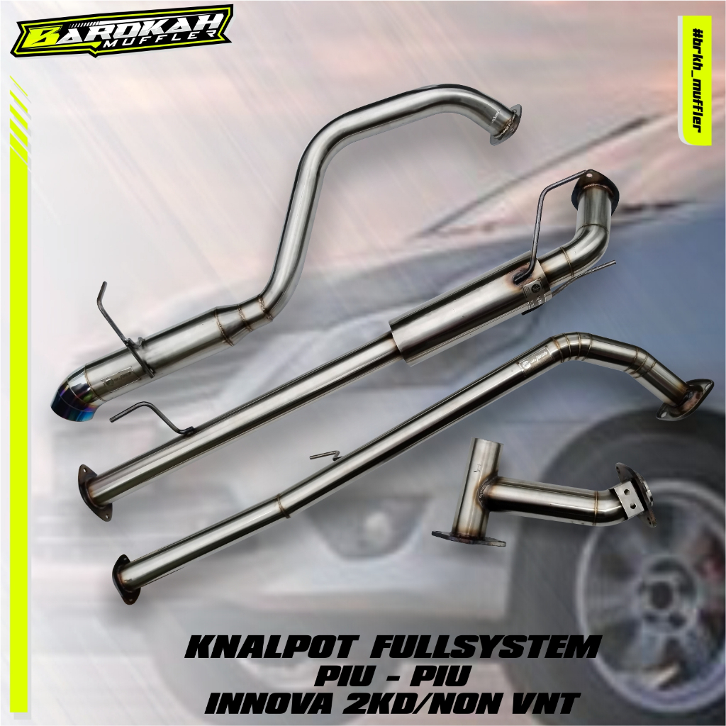 Jual KNALPOT FULLSYSTEM DOWNPIPE PIU PIU INNOVA REBORN 2GD/VRZ ...