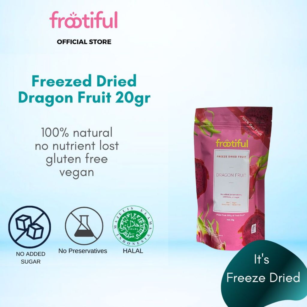 Jual Freeze Dried Dragon Fruit 20gr | Shopee Indonesia