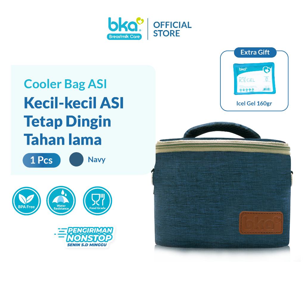 Jual BKA Cooler Bag Zella Mini Series - Biru | Cooler Bag ASI| Tas Pendingin ASIP | Shopee Indonesia