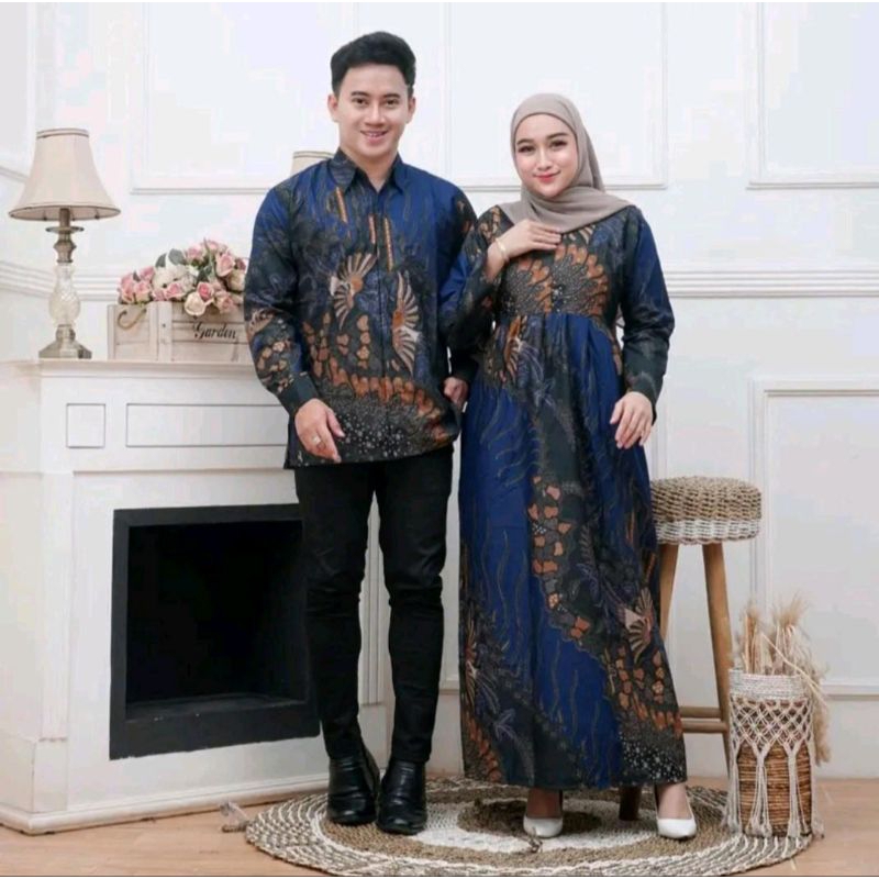 Jual Bajucouple batik harga sepasang sarimbit batik keluarga | Shopee ...