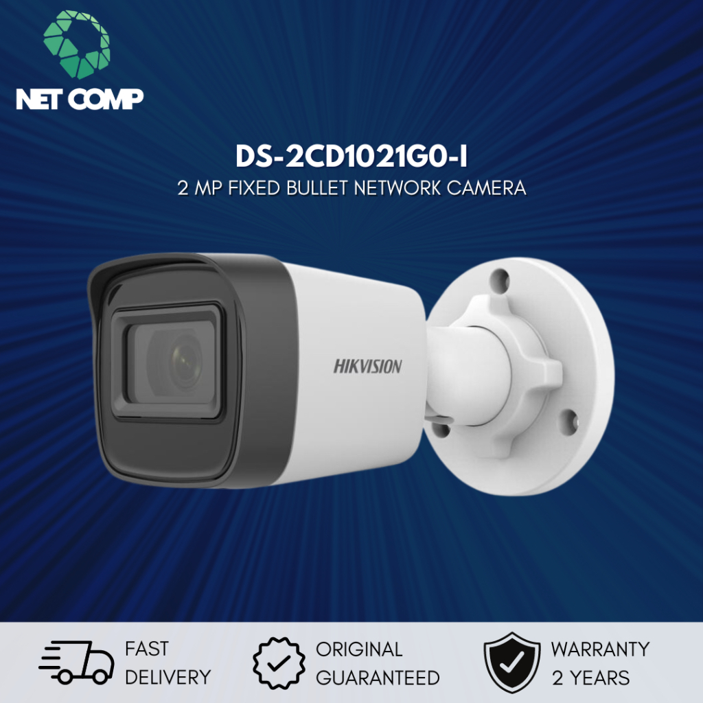 Jual DS-2CD1021G0-I HIKVISION IP CAMERA 2MP FIXED BULLET CAMERA | Shopee Indonesia