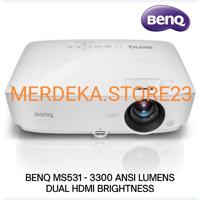 Jual LCD PROJECTOR BENQ MS531 MS 531 MS-531 DLP PROYEKTOR 3300 ANSI ...