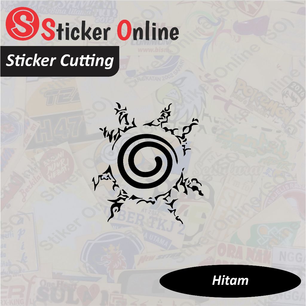 Jual Stiker Naruto Segel | Sticker Cutting Naruto Motor Mobil | Shopee ...