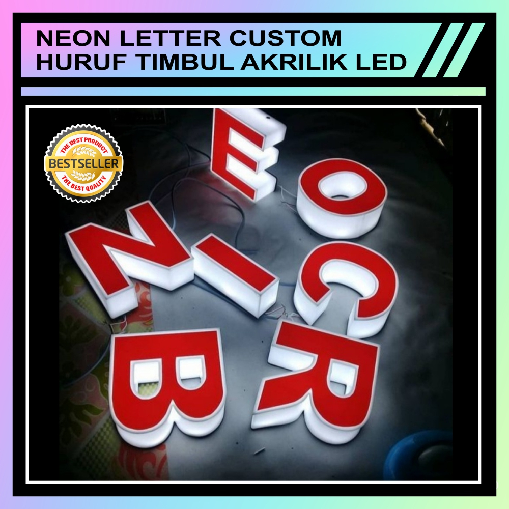 Jual Huruf Timbul Akrilik - Letter Sign Acrylic Custom | Shopee Indonesia
