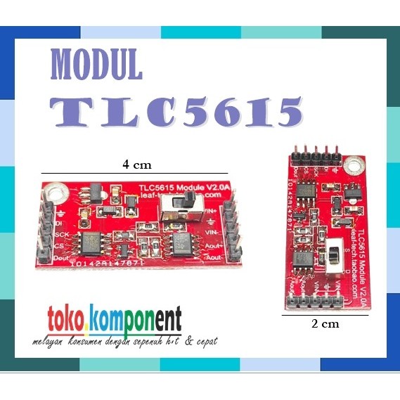 Jual Tlc5615 10 Bit High Speed Ad Da Module Bipolar Sine Wave Generator Lisuin90 Ayo Beli