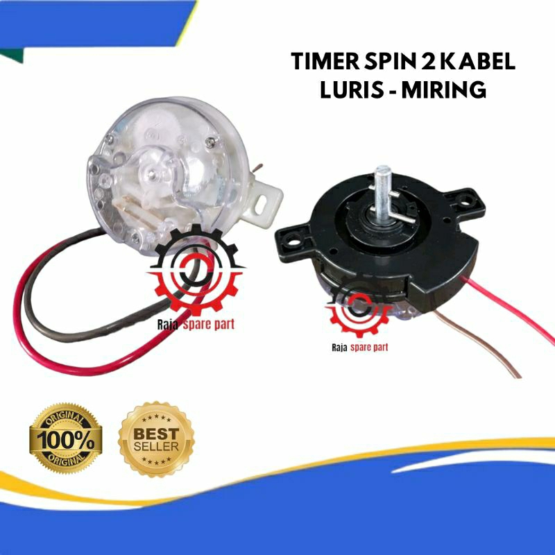 Jual TIMER PENGERING MESIN CUCI 2 KABEL | TIMER SWITCH SPIN KUPING ...
