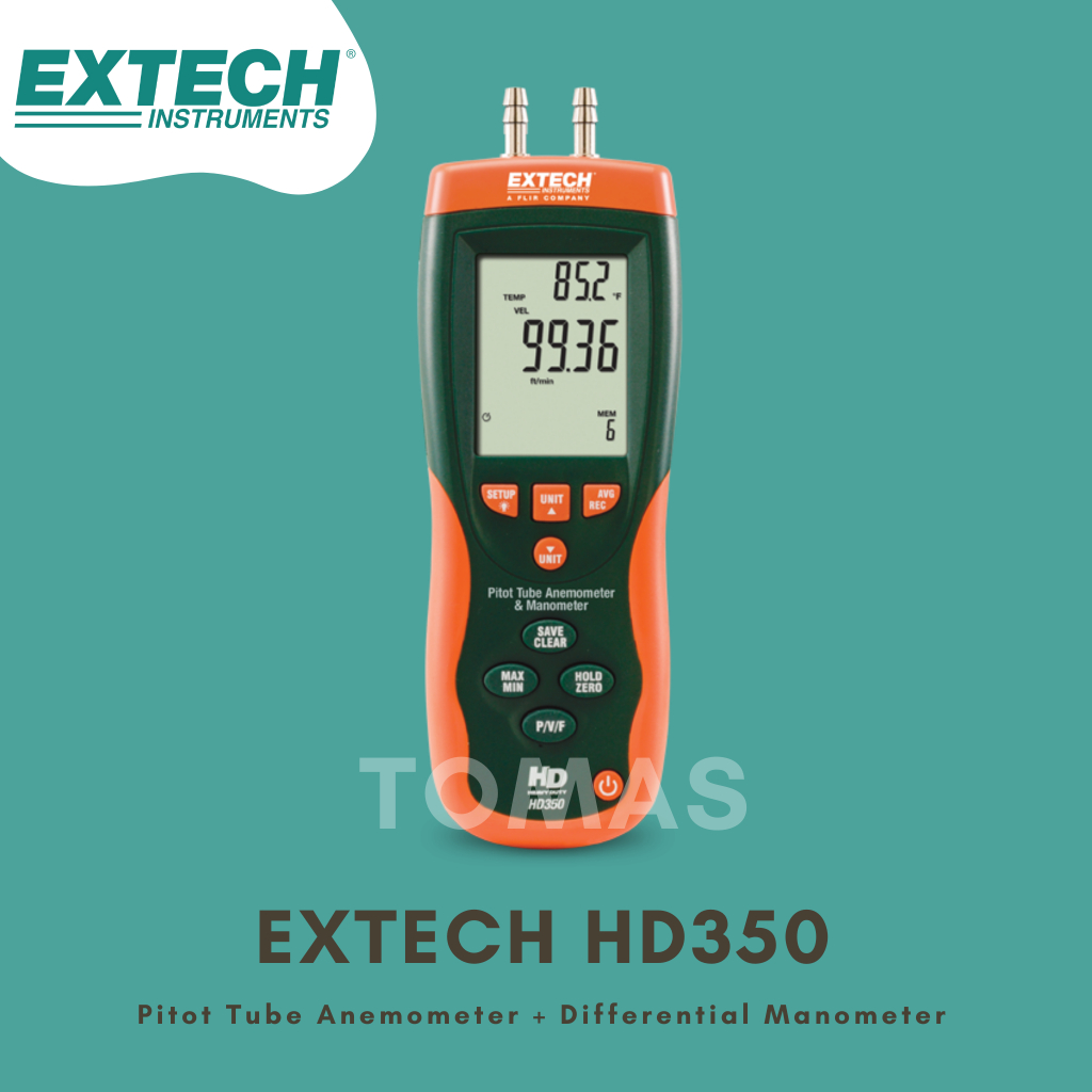 Jual Extech HD350 Pitot Tube+Anemometer diff Manometer | Shopee Indonesia