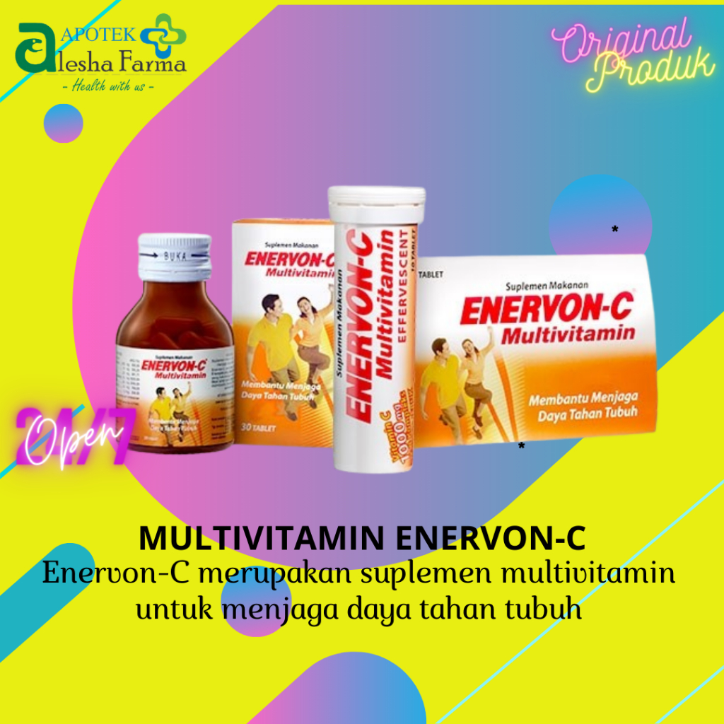 Jual Enervon C Strip 4 Tablet | Enervon C 30 Tablet | Enervon C EFF ...