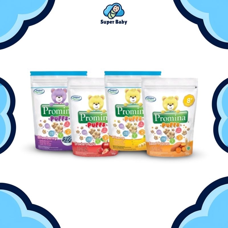 Jual SNACK CEMILAN BAYI PROMINA PUFFS 8 BULAN+ 15gr | Shopee Indonesia