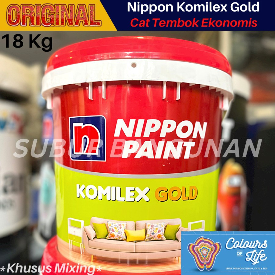 Jual Cat Tembok Nippon Komilex Gold 18 Kg Colours Of Life Edition ...