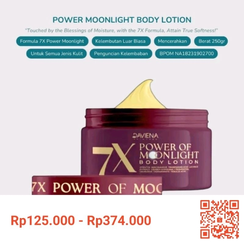 Jual power moonlight body lotion daviena|HB dosting daviena 100% ORI ...