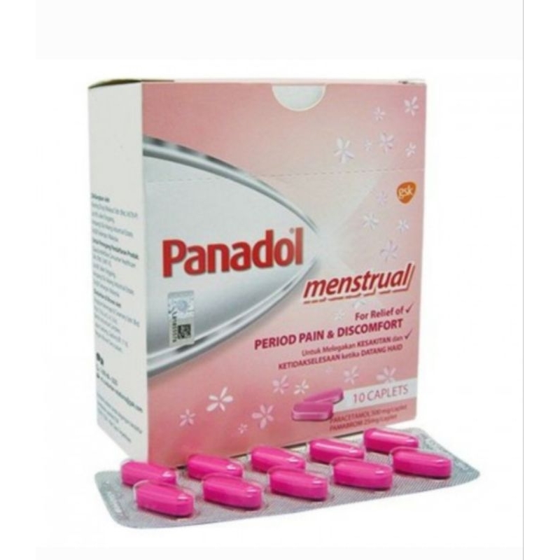 Jual Panadol Menstrual 1 Strip 10 Tablet Obat Sakit Perut Datang Bulan ...