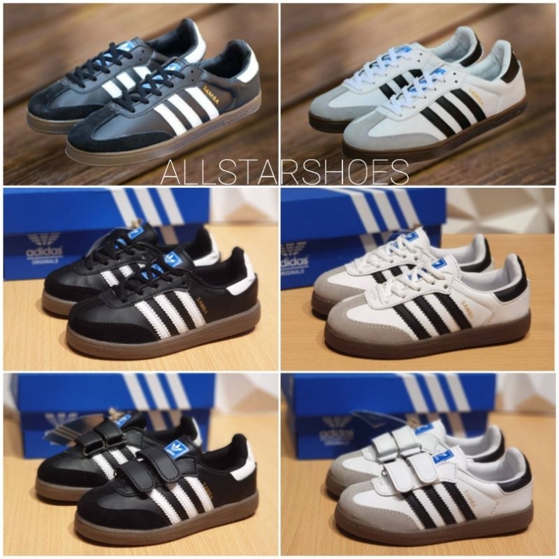 Jual Sepatu Couple Sneakers Casual Adidas Samba Dewasa dan Anak Anak ...