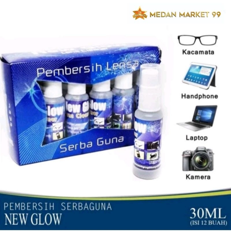 Jual CAIRAN PEMBERSIH KACAMATA | LENSA | NEW GLOW | LENS CLEANER| KACA ...