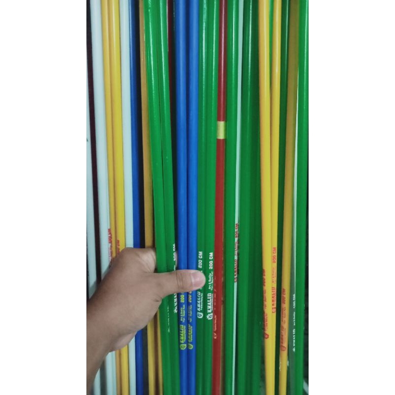Jual FIBER SOLID BULAT RATA 200 cm x 6 MM, 8 MM, 10 MM, 12 MM, 15 MM ...