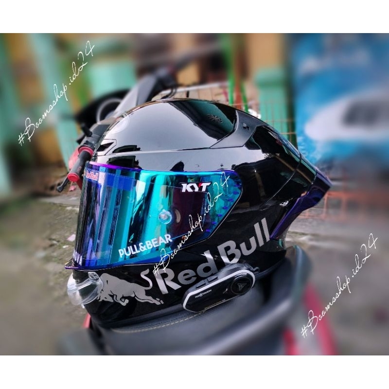 Jual helm kyt tt course solid black glosy | Shopee Indonesia