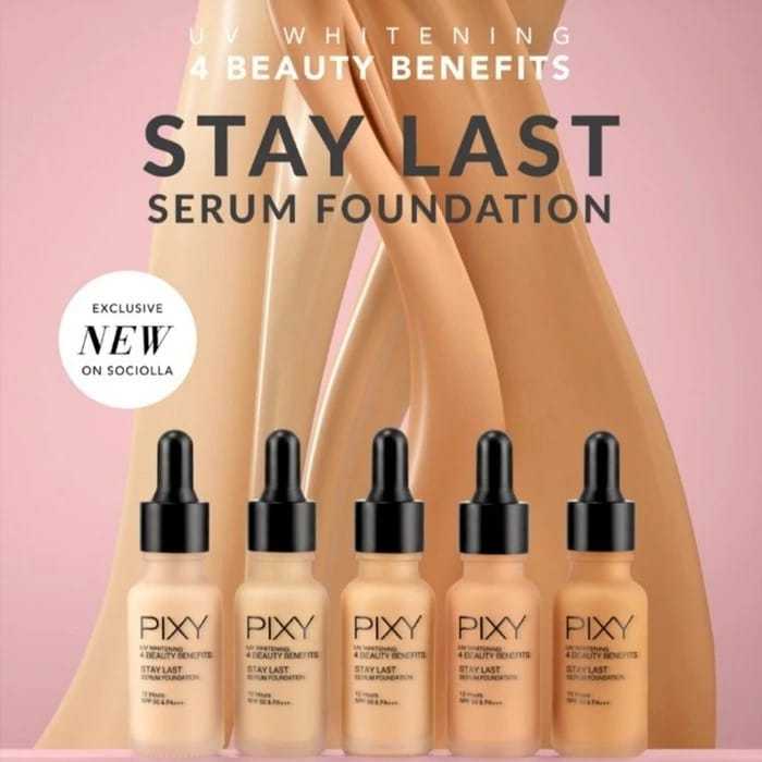 Jual Pixy 4 Beauty Benefits Stay Last Serum Foundation 17ml ...