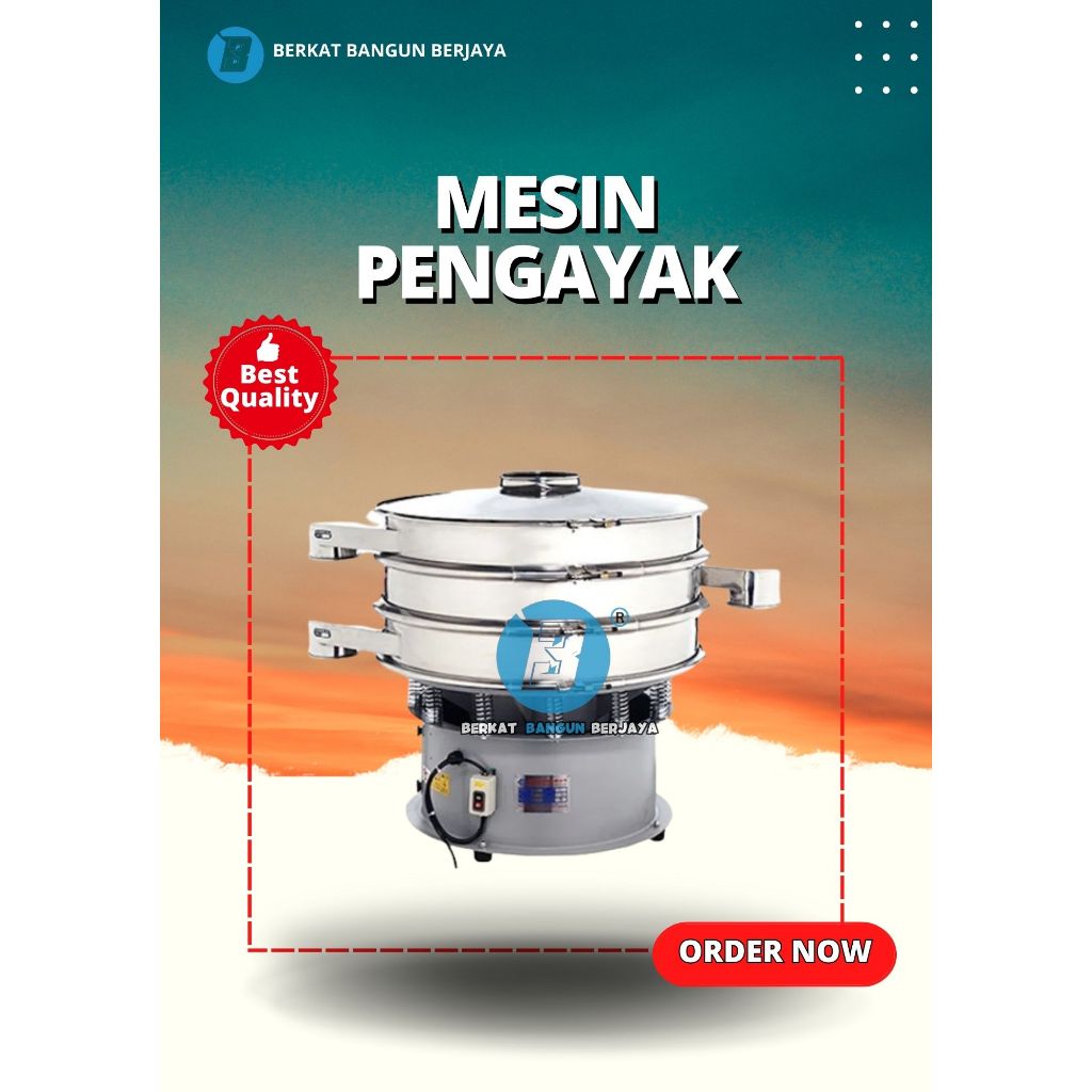 Jual Mesin Pengayak tepung - Mesin Electric Vibro Separator | Shopee ...