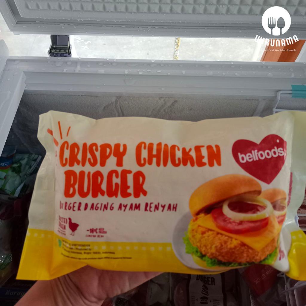 Jual Belfoods Crispy Chicken Burger Daging Ayam Renyah Isi 6 Frozen ...