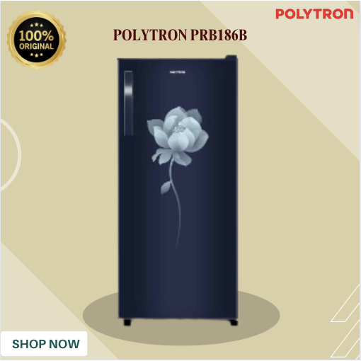 Jual Kulkas POLYTRON 1 Pintu Metallic PRB186B 180 Liter/PRB-186B/PRB ...