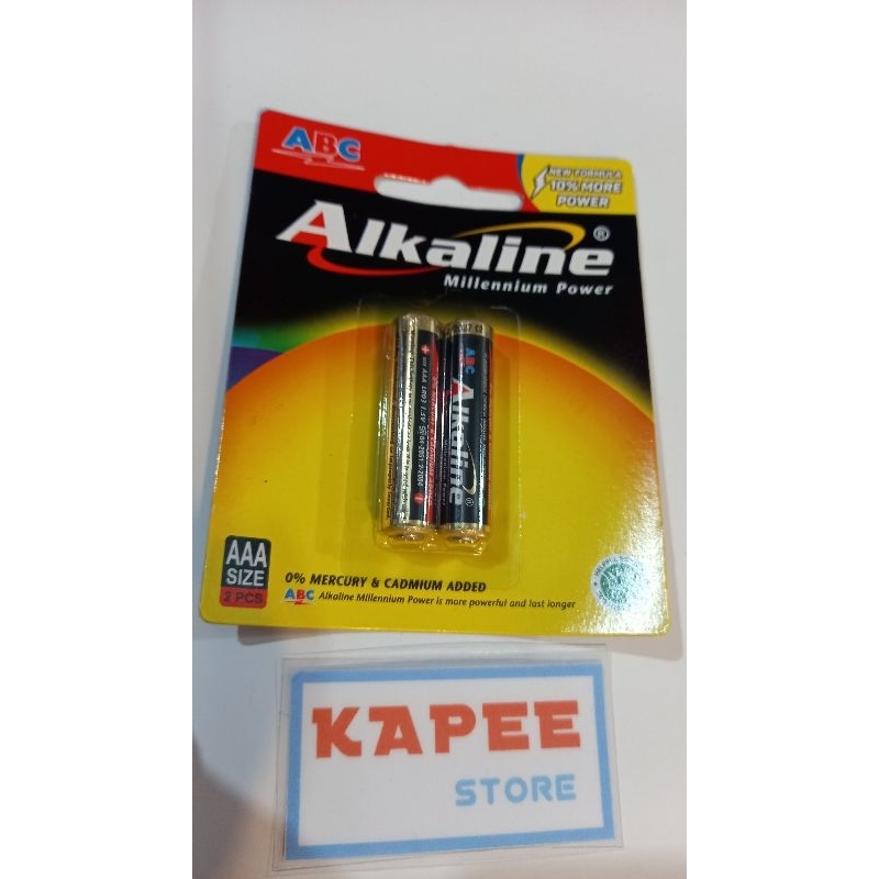 Jual Batu ABC Alkaline A3 | Battery ABC Alkaline AAA ( Isi 2 pcs ...