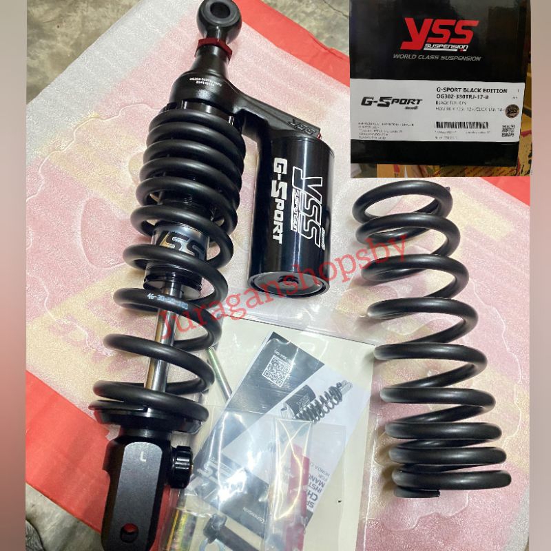 Jual Shockbreaker Vario YSS G-Sport Black series 330mm Honda Vario 125 150 Beat fi YSS | Shopee ...