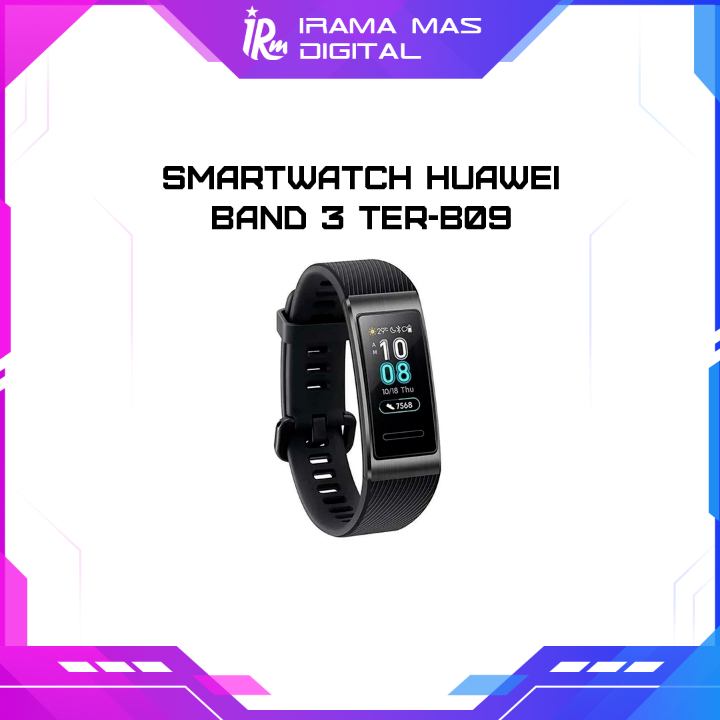 Jual SMARTWATCH HUAWEI - BAND 3 TER-B09 (Black) | Shopee Indonesia