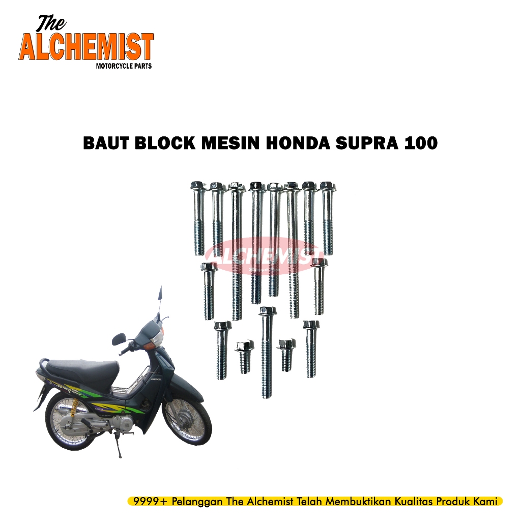 Jual COD Baut Supra Fit 110 Fullset / Baud Honda Supra Fit 110 Fullset ...